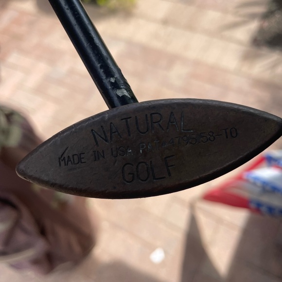 natural golf | Accessories | Natural Golf Rare Vintage Golf Putter 35 ...